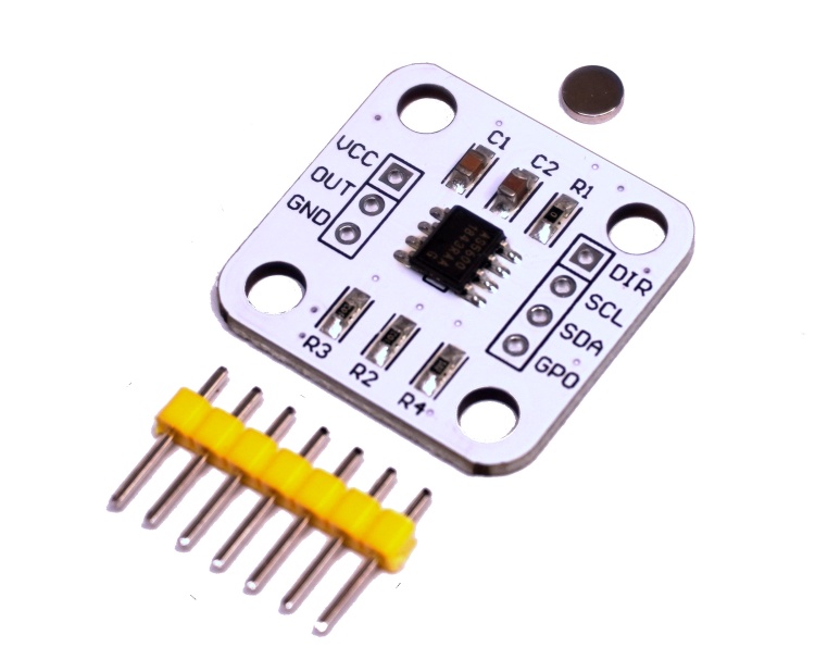 AS5600 абсолютный энкодер - магнитный датчик положения оси - купить в ...