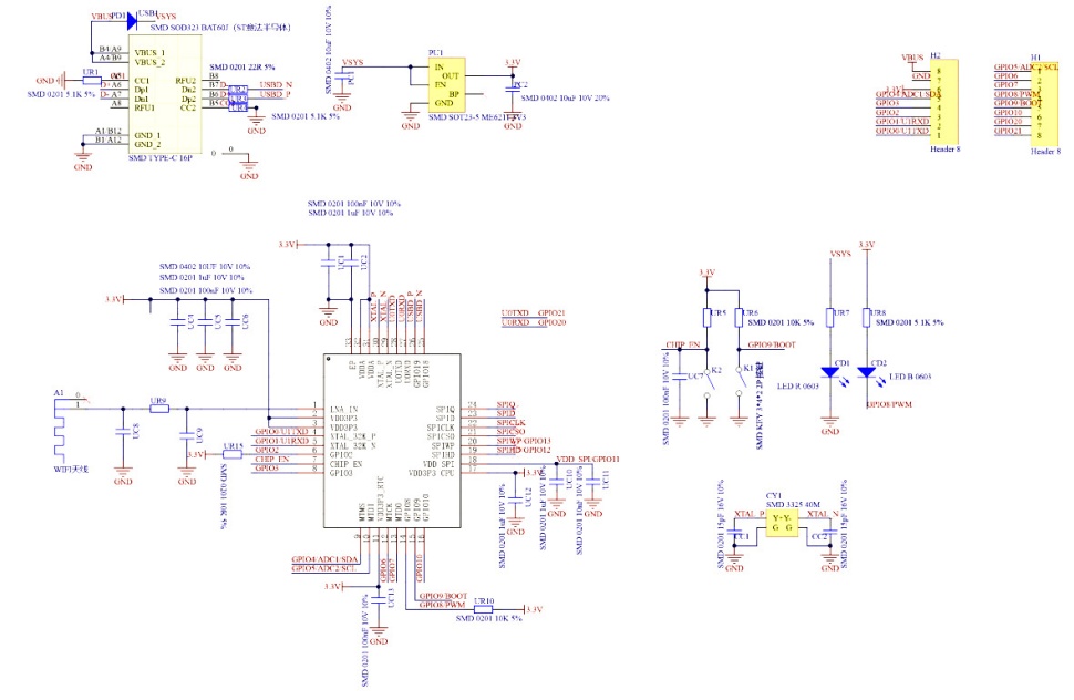 ESP32-C3 SuperMini плата для DIY проектов