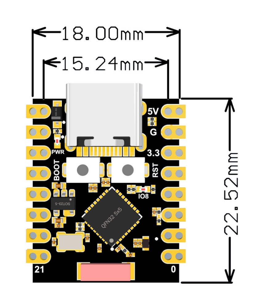 ESP32-C3 SuperMini плата для DIY проектов