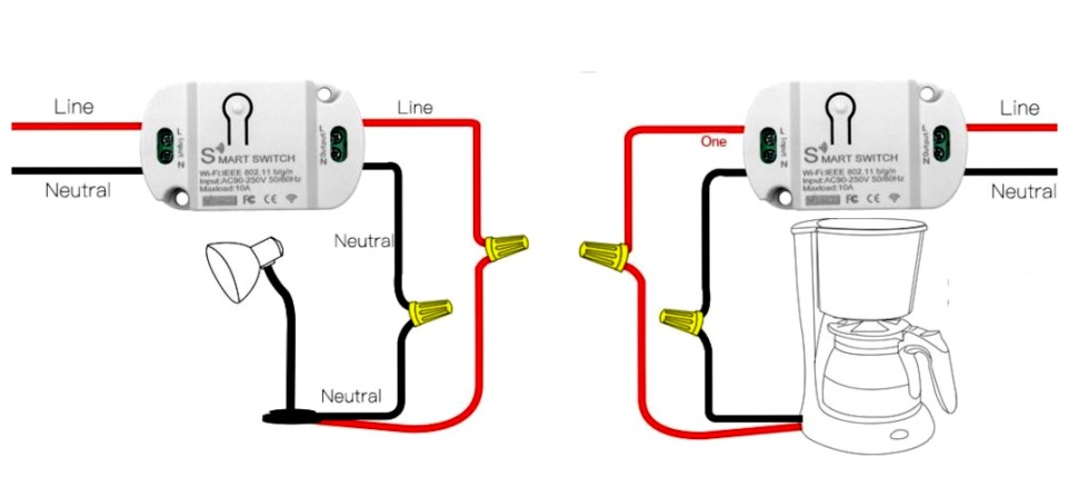 Умный WiFi выключатель Tuya smart switch - купить в duino.ru