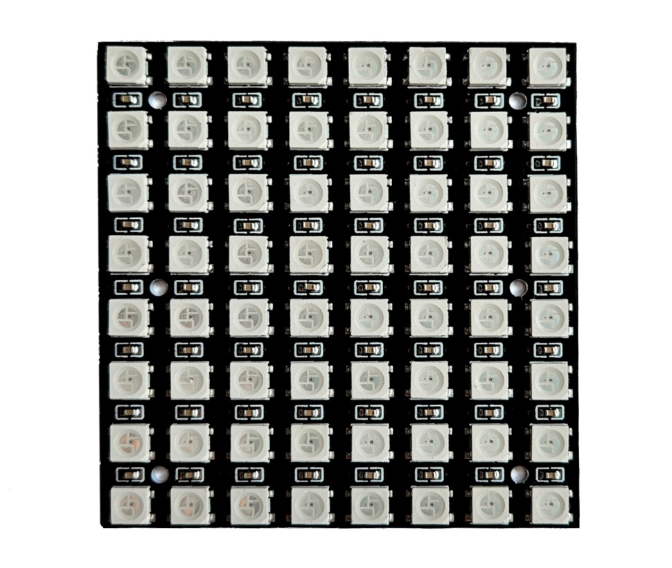 Светодиодная матрица ws2812b 8x8 RGB LED